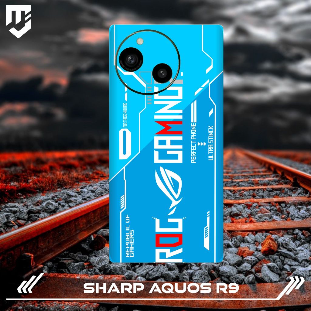 Jual SKIN HANDPHONE 2PCS SHARP AQUOS R9 BLUE | Shopee Indonesia