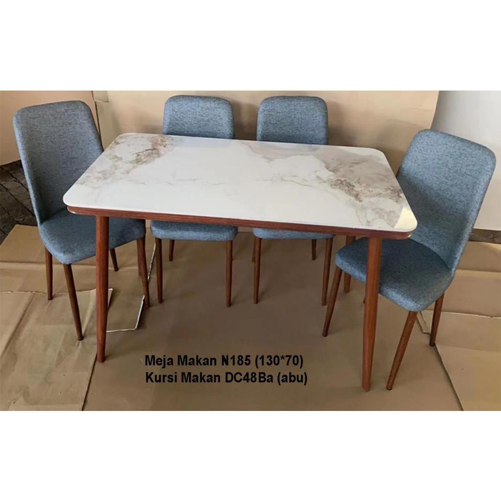 Jual Set Meja Kursi Makan N 185B KM S48B / Dining Table Meja Makan ...
