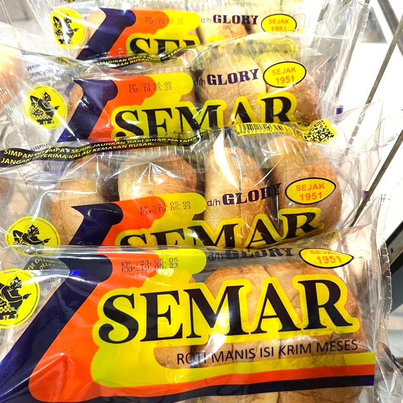 Jual (1 bungkus) Roti Glory isi 4 roti Smeer / Roti Coklat GLORY BAKERY ...