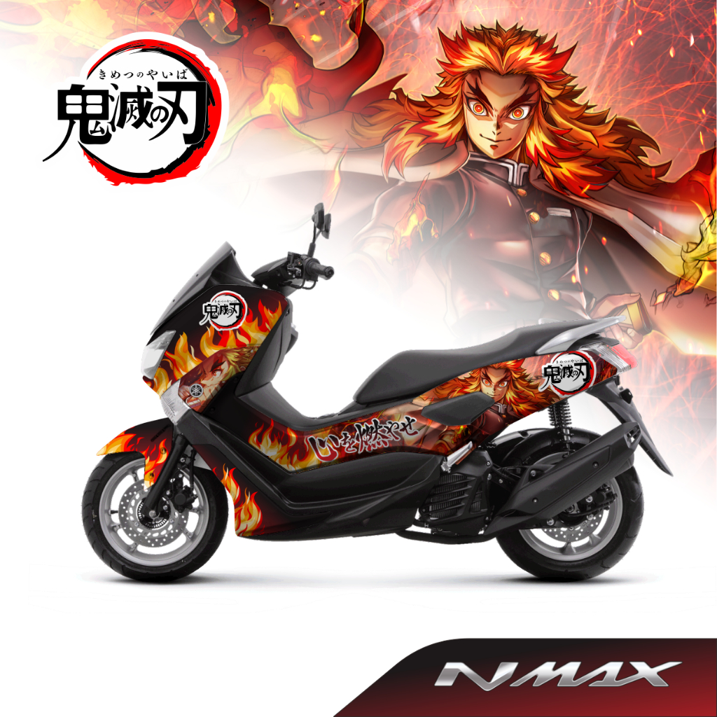 Jual DECAL STICKER NMAX OLD - STIKER FULL BODY - DEMON SLAYER RENGOKU ...