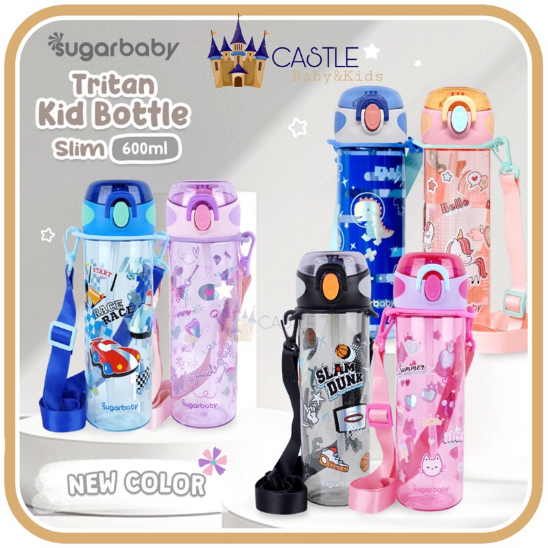 Jual Sugarbaby Tritan Kid Bottle Slim 600ml / Botol Minum / Botol Minum ...