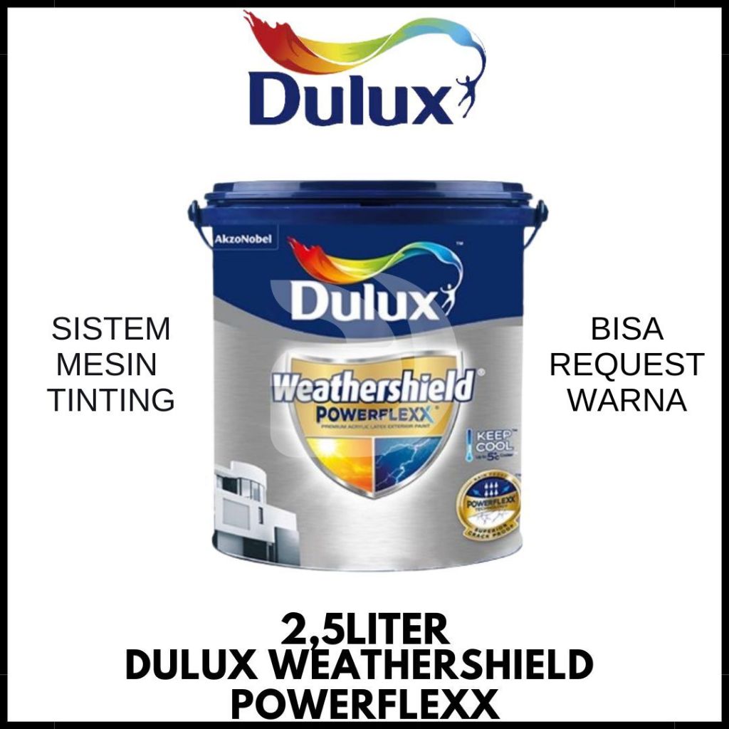 Jual Cat Tembok Eksterior Dulux Weathershield Powerflexx Galon 2 5liter
