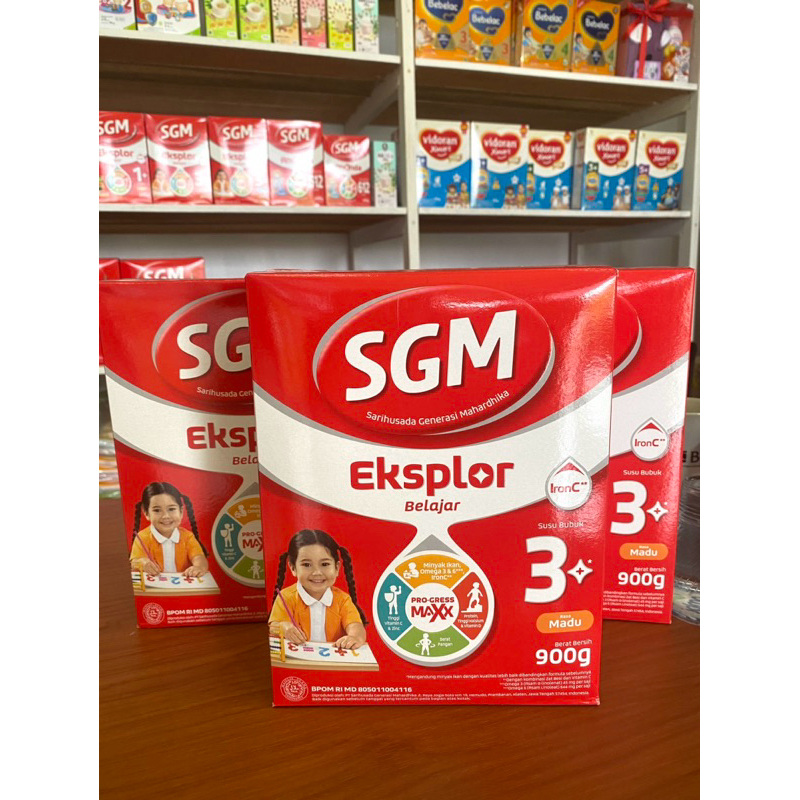 Jual SGM eksplor 3+ 900gr vanila, madu | Shopee Indonesia