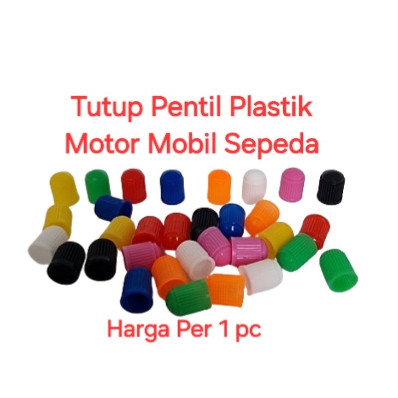 Jual Tutup Pentil Plastik Warna Ban Mobil Motor Sepeda Valve Scharder ...