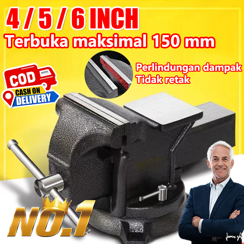 Jual Catok Clamp 4/5/6'' / catok paron / Ragum Klem / Catok Meja ...