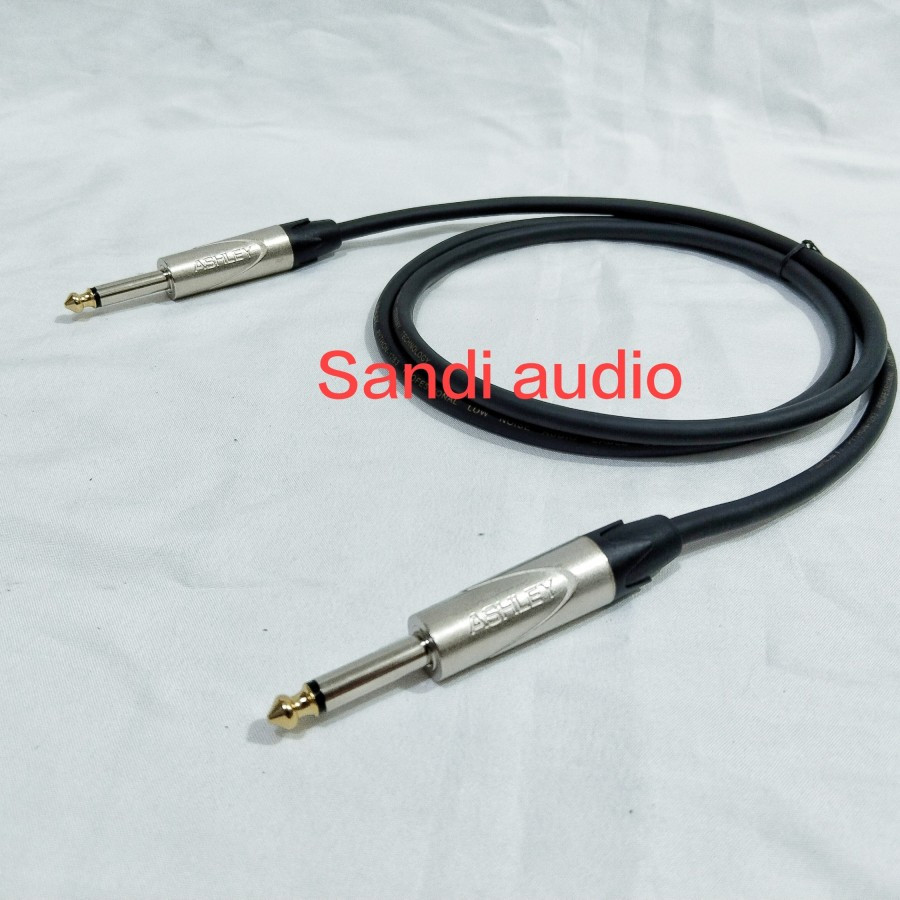 Jual Kabel Ashley Plus Jack Akai 6,5mm Male Mono To Akai 6,5mm Male ...