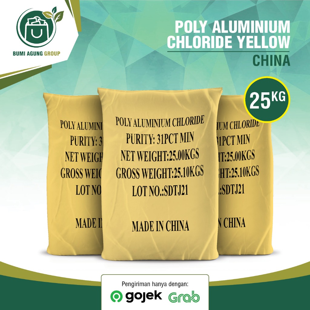 Jual PAC YELLOW / Poly Aluminium Chloride Kuning 25KG 1 KG Penjernih ...
