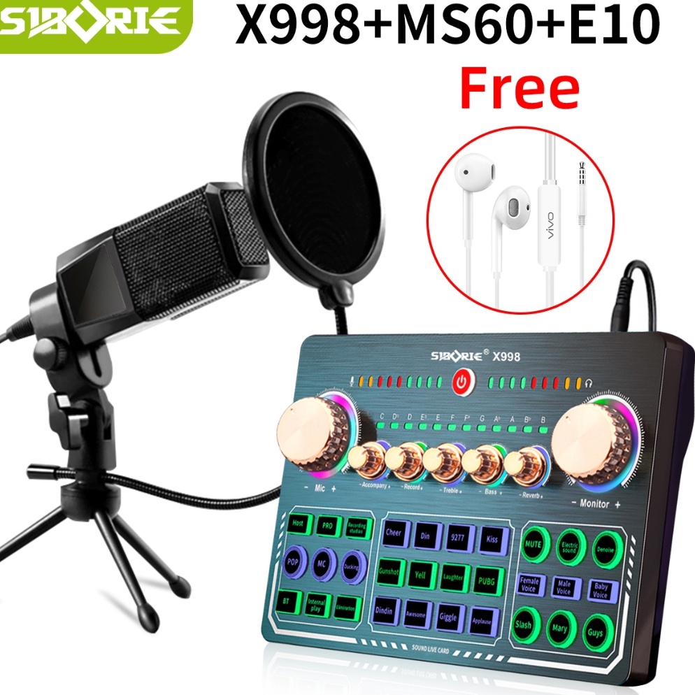 Jual Siborie Sound Card X998 Original soundcard Bluetooth for Streaming ...