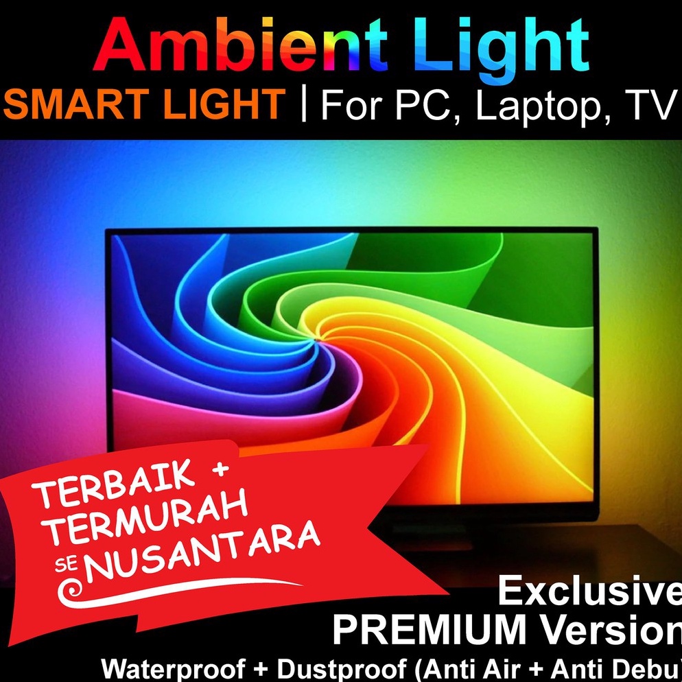Jual Ambient Light RGB ARGB Auto Sync for Monitor PC Komputer Laptop ...