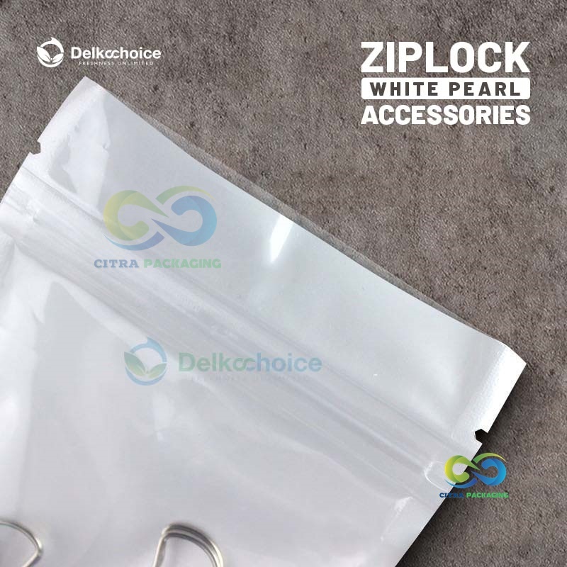 Jual Plastik Ziplock Putih Transparan | Zip Lock White Pearl Aksesoris ...