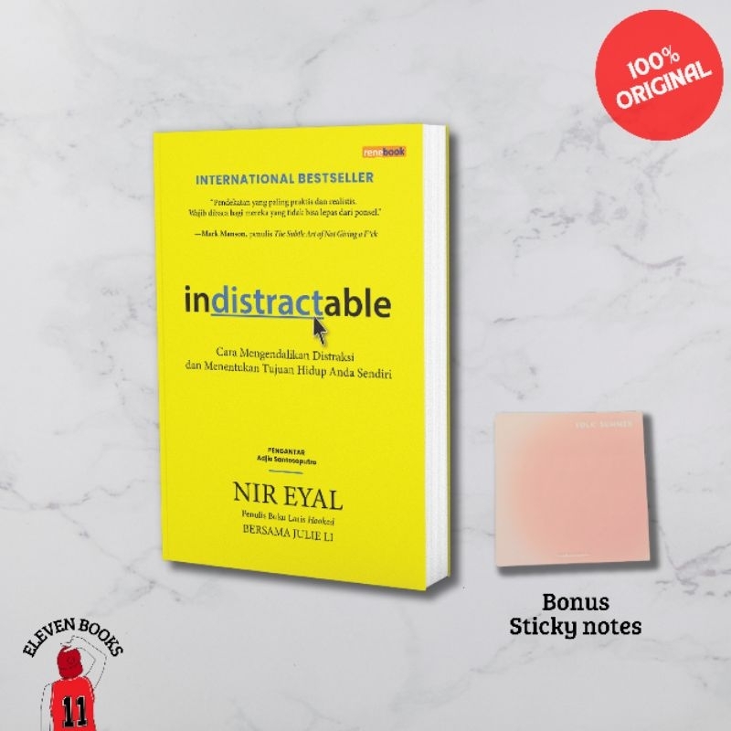 Jual Buku Original Indistractable - Nir Eyal dan Julie Li (Renebook) | Shopee Indonesia