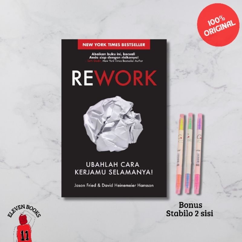 Jual Buku Original REWORK - Jason Fried & David Heinemeier Hansson ...