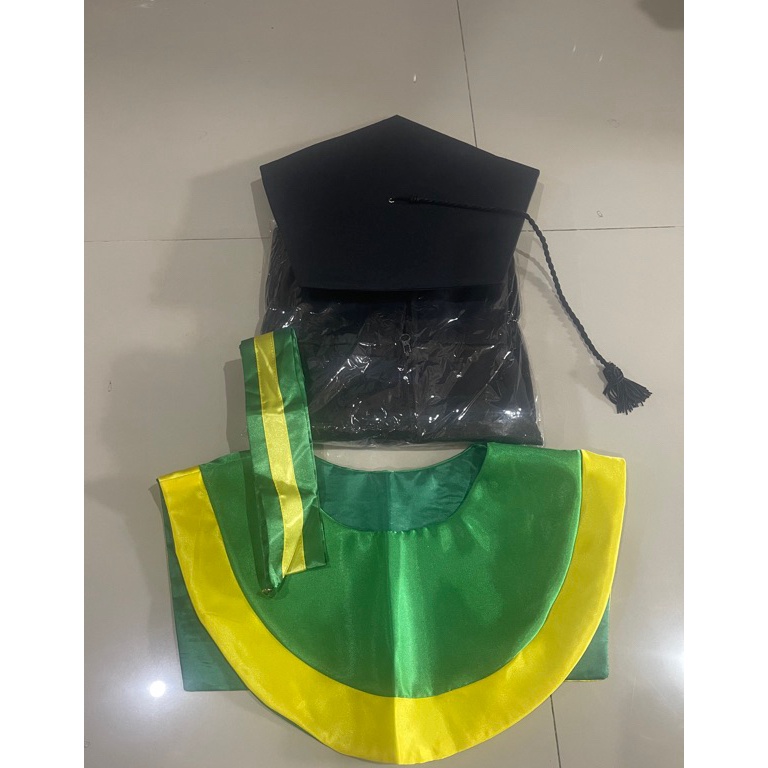 Jual KODE J12I baju Toga Wisuda KAIN Gabardin Set Lengkap Dengan Topi ...
