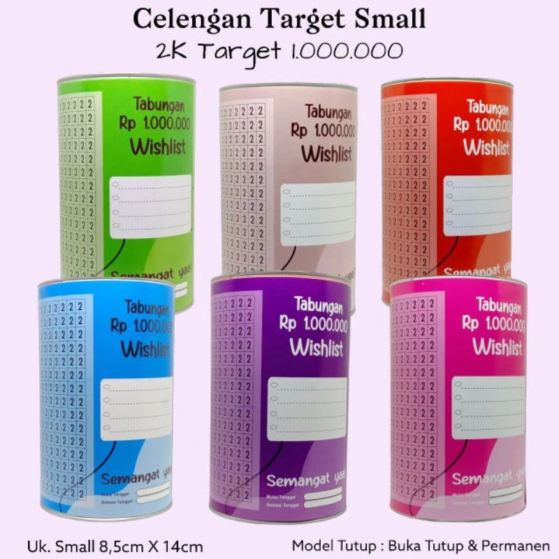 Jual Celengan Target Ready Stock Ukuran Small 14x8.5Cm | Shopee Indonesia