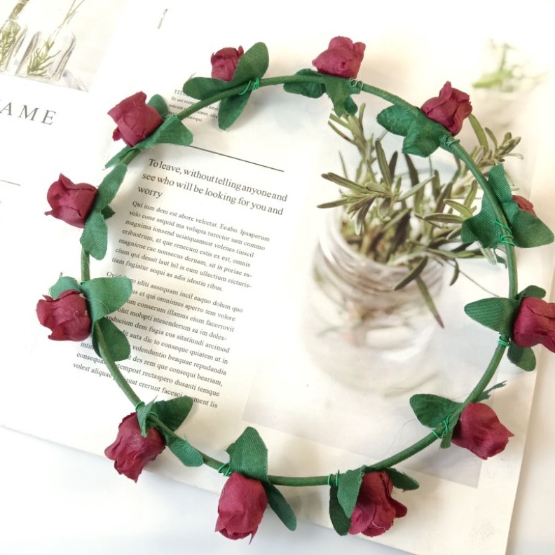 Jual TREND Flower Crown Bando Bunga Lingkar Bando Wisuda Ulang Tahun ...