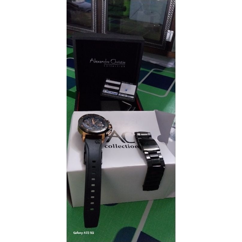Jual jam Alexandre christie jam ac 9205 second | Shopee Indonesia