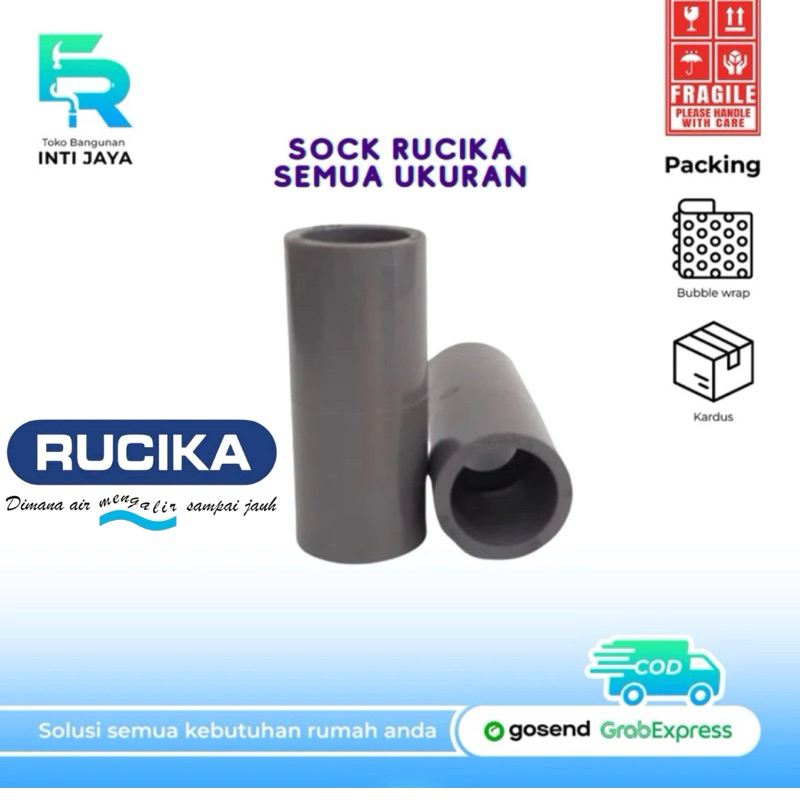 Jual Socket Rucika AW 1/2 Inch - 1 Inch Sambungan Pipa | Shopee Indonesia