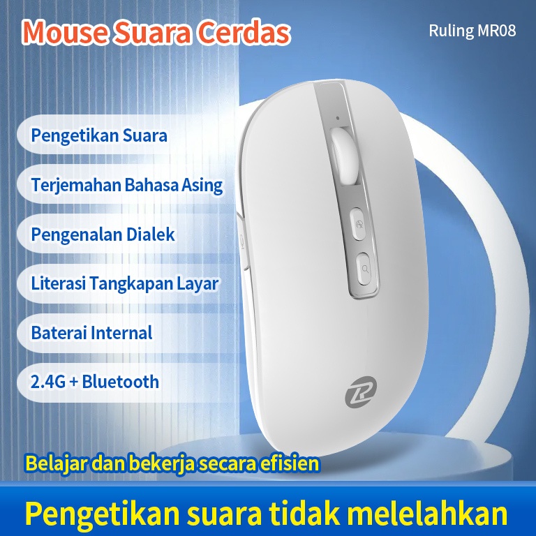 Jual RULINK MICLINK MR8 Mouse AI Cerdas Pengenal Suara Wireless and ...