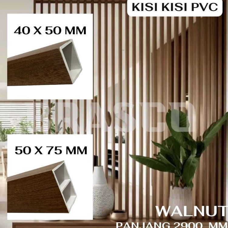 Jual KODE L36S WPC Grade A Kisi Kisi Pembatas 29 m Tiang Sekat Ruangan ...