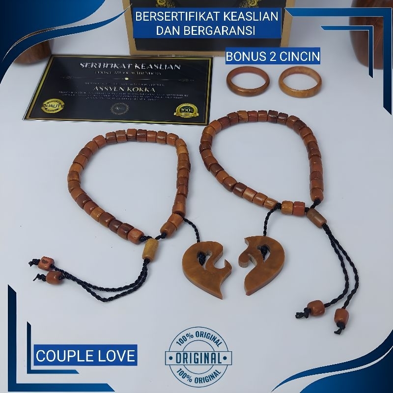 Jual Gelang Couple Love Gelang Kaokah Asli Bersertifikat PREMIUM ...