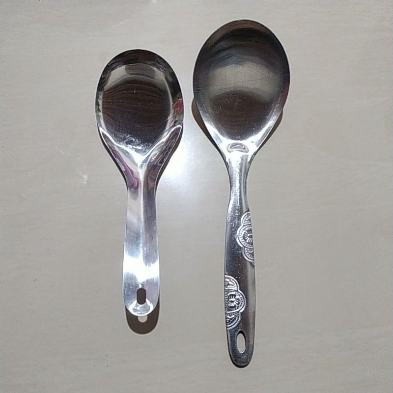 Jual Centong Nasi Stainless Steel Tebal, Entong nasi/Sendok Nasi motif ...