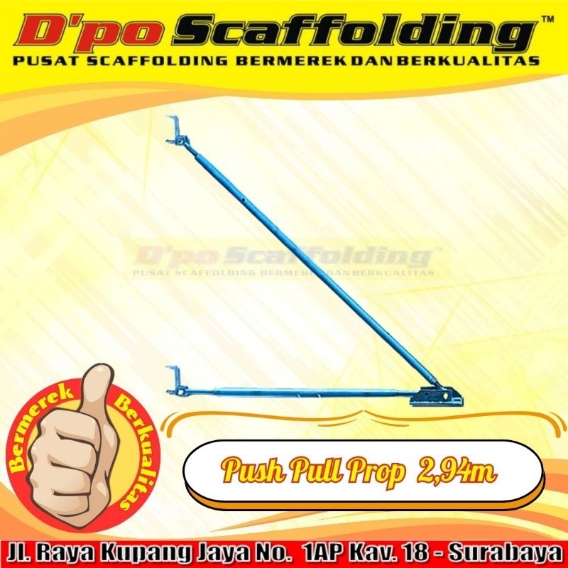 Jual push pull prop 2,94 meter bekisting | Shopee Indonesia