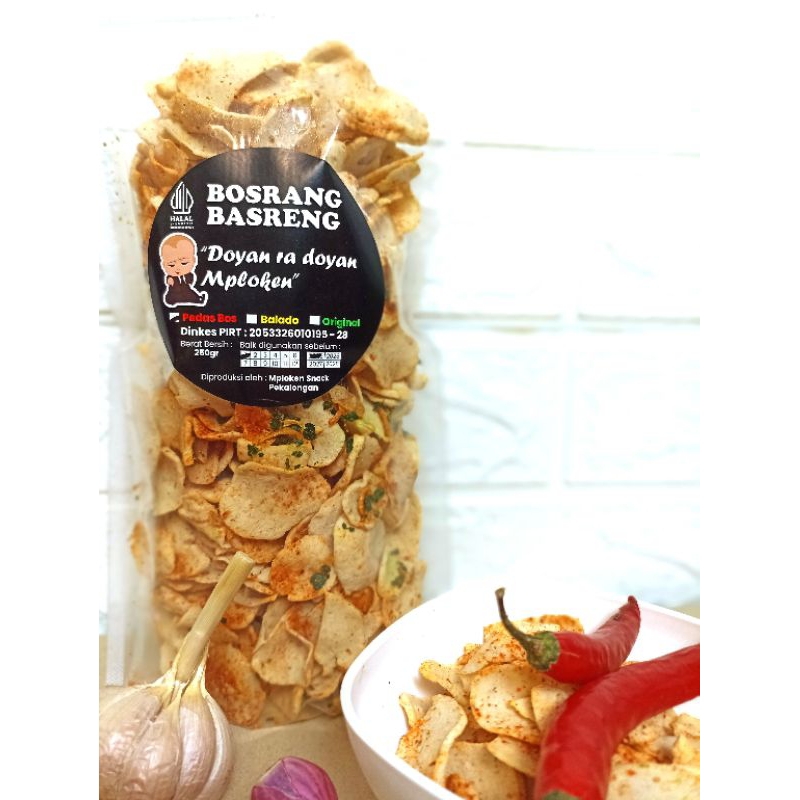 Jual Bosrang Basreng kemasan 250 Gram dengan 3 varian Rasa | Shopee ...