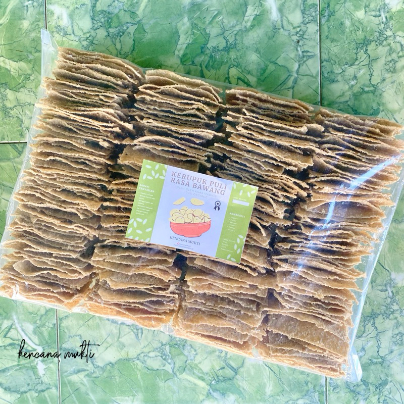 Jual [Grade A] 1 Ball / 2,5 kg Kerupuk Gendar | Lempeng Puli | Opak ...