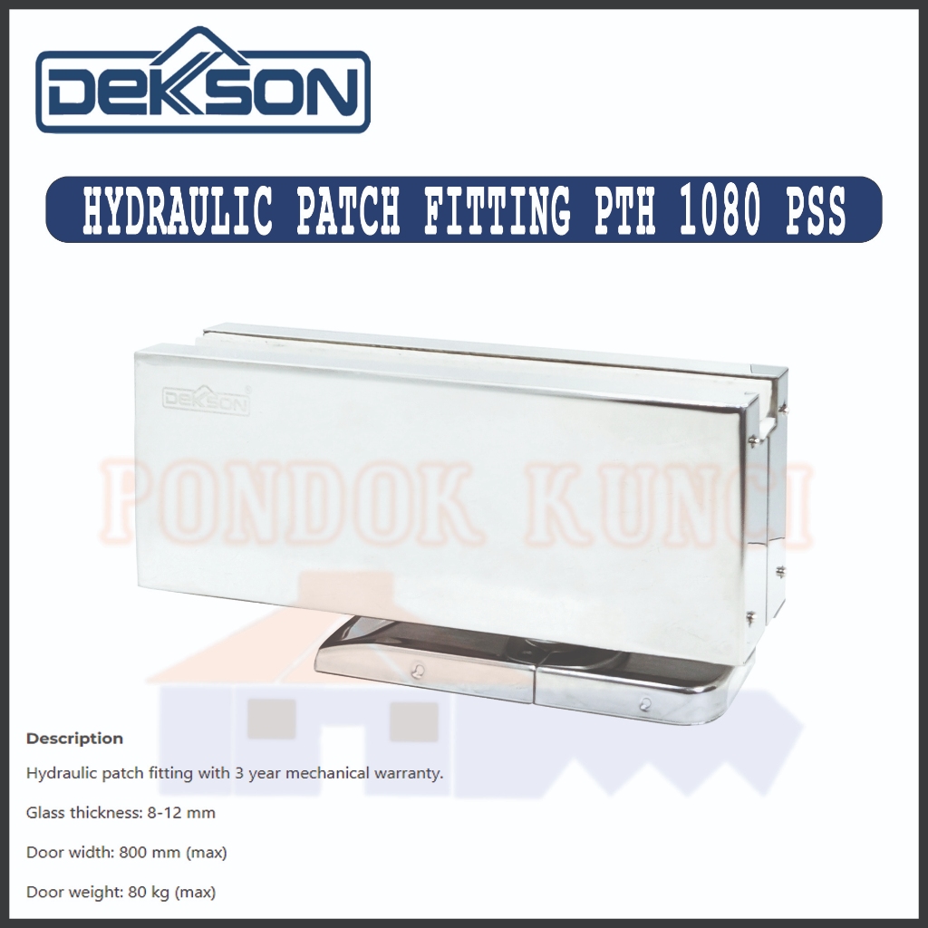 Jual Dekkson Hydraulic Patch Fitting PTH 1080 PSS Engsel Patch Fitting ...