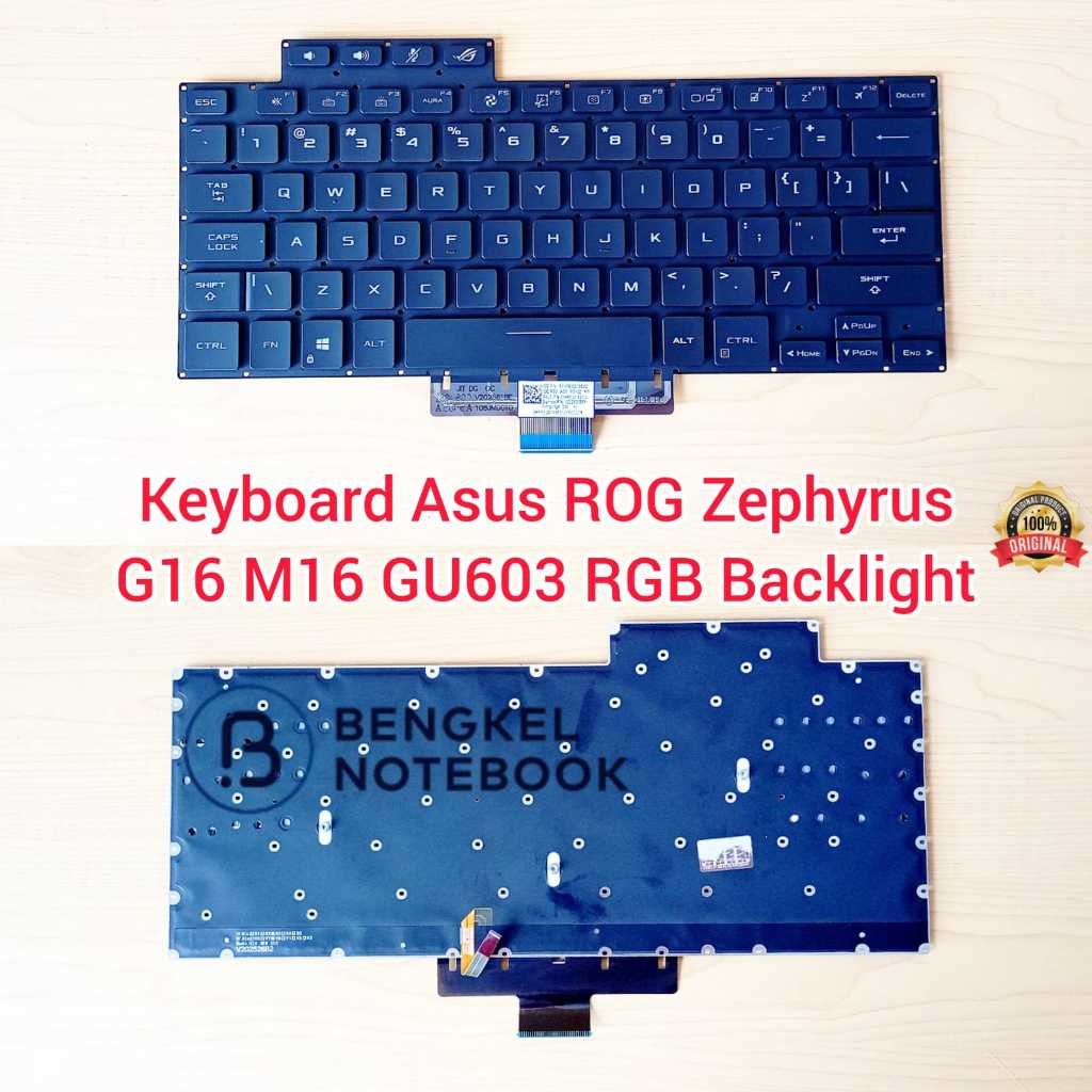 Jual Keyboard Asus ROG Zephyrus G16 M16 GU603 GU603H RGB Backlight ...