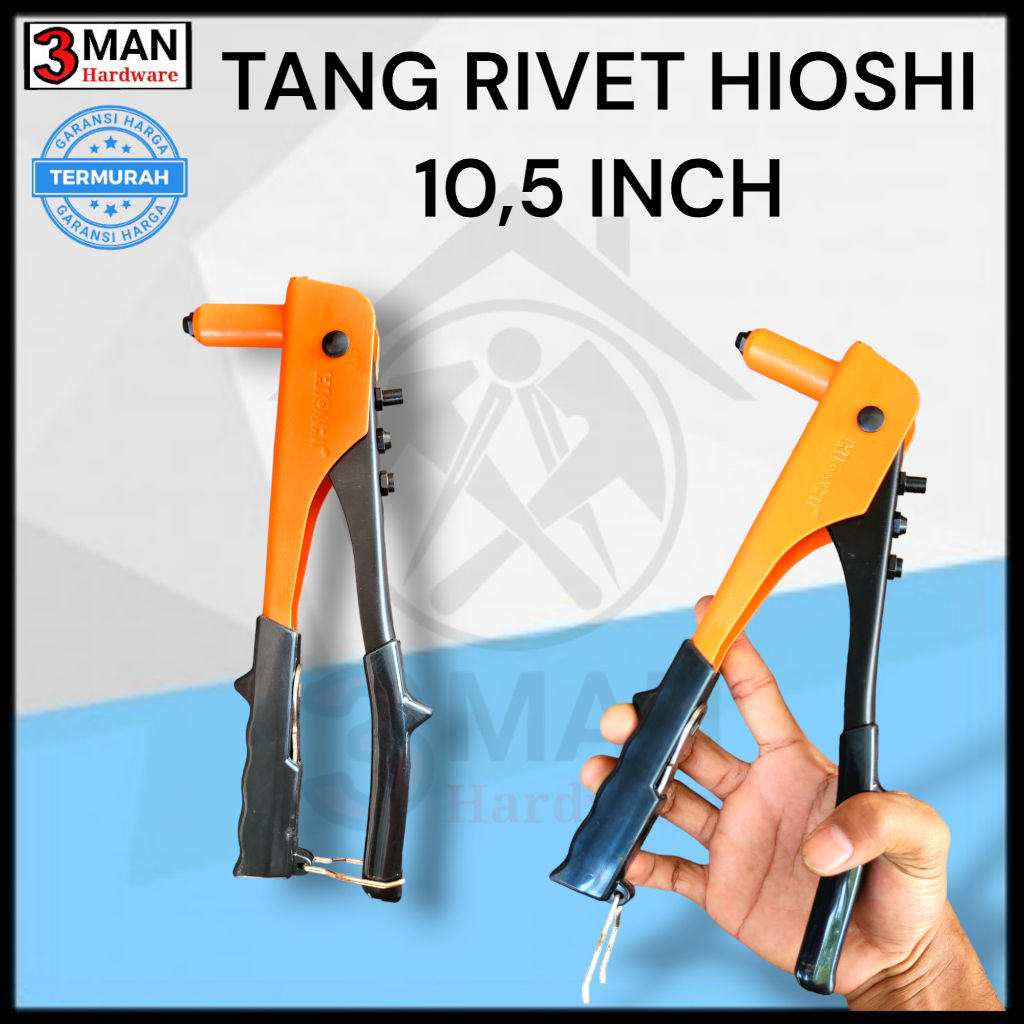 Jual Tang Rivet Hioshi 10,5 Inch / Hand Rivet / Tang Ripet Mata Hss ...