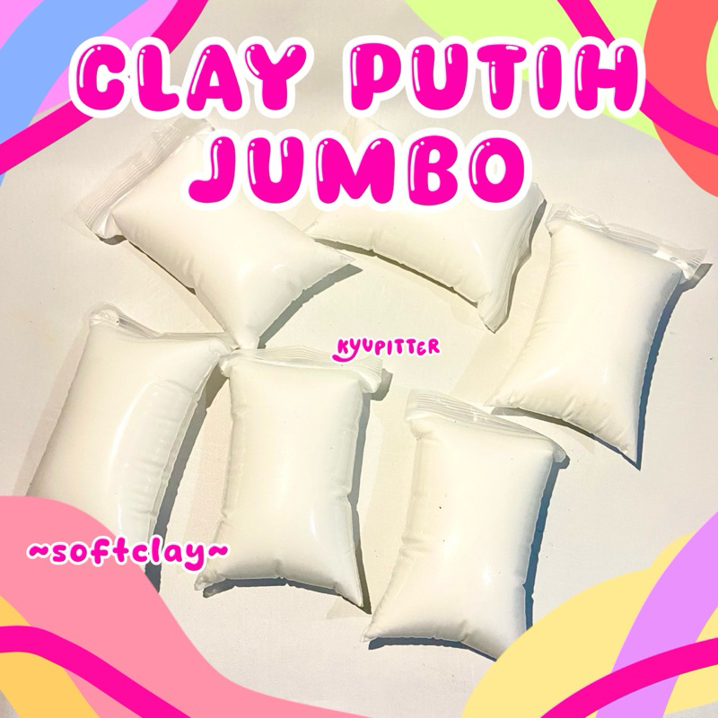 Jual SOFT CLAY POLYMER CLAY JUMBO 38gram - FOAM CLAY JUMBO MURAH ...