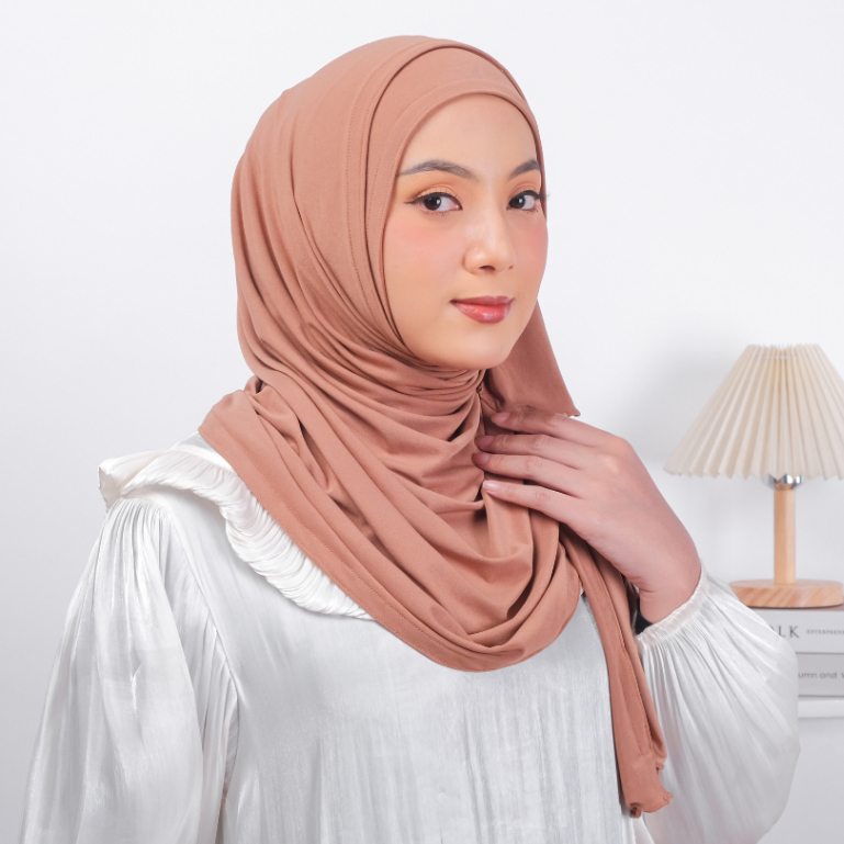 Jual Xyra Hijab Pashmina Instan Jersey Drapery Malaysia | Shopee Indonesia