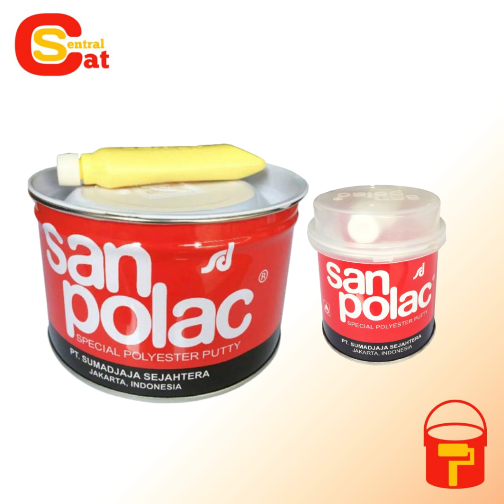 Jual Dempul Sanpolac Ukuran 250 gr Dan 1 Kg | Shopee Indonesia