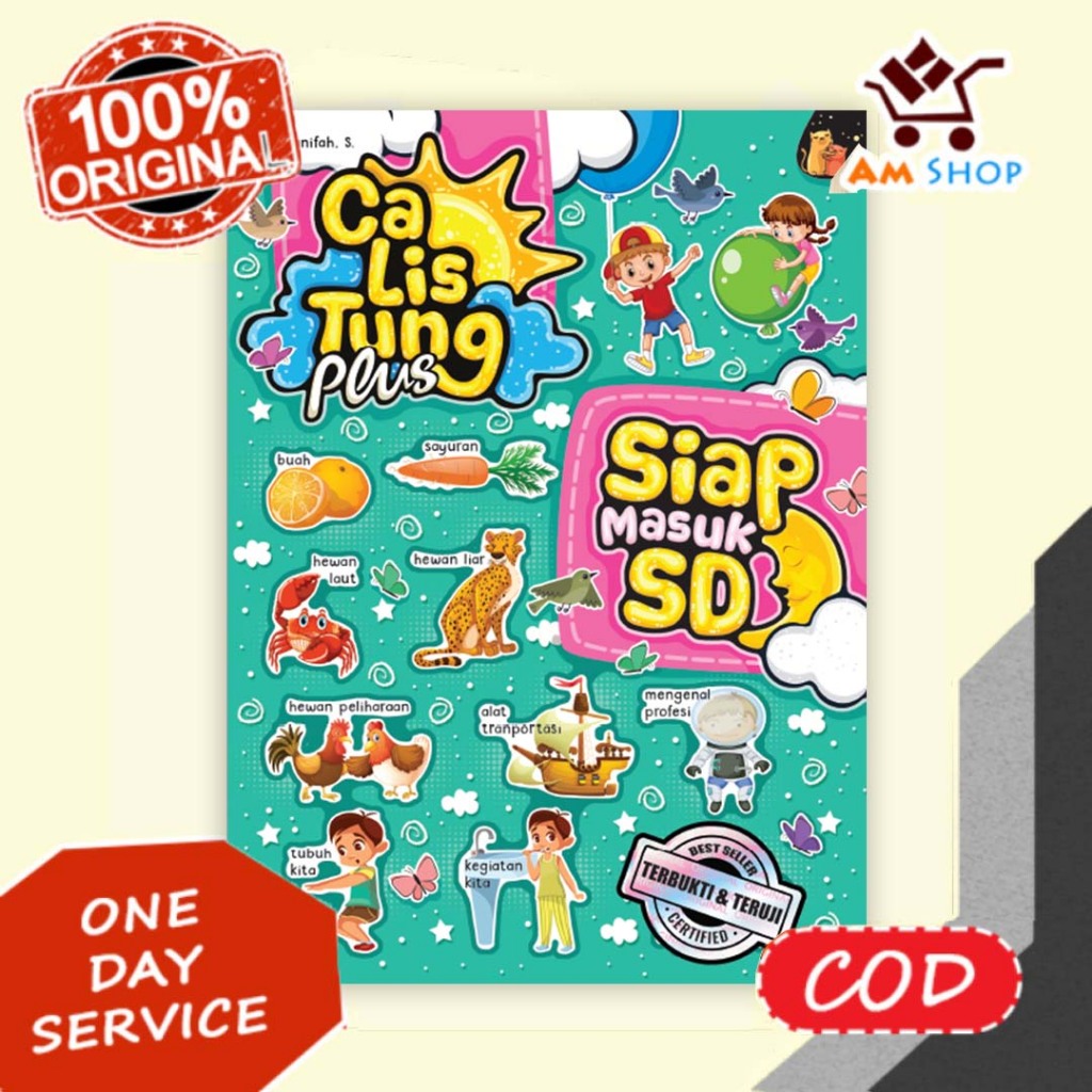 Jual Buku Calistung TK - Buku Belajar Menulis - Calistung Plus Siap ...