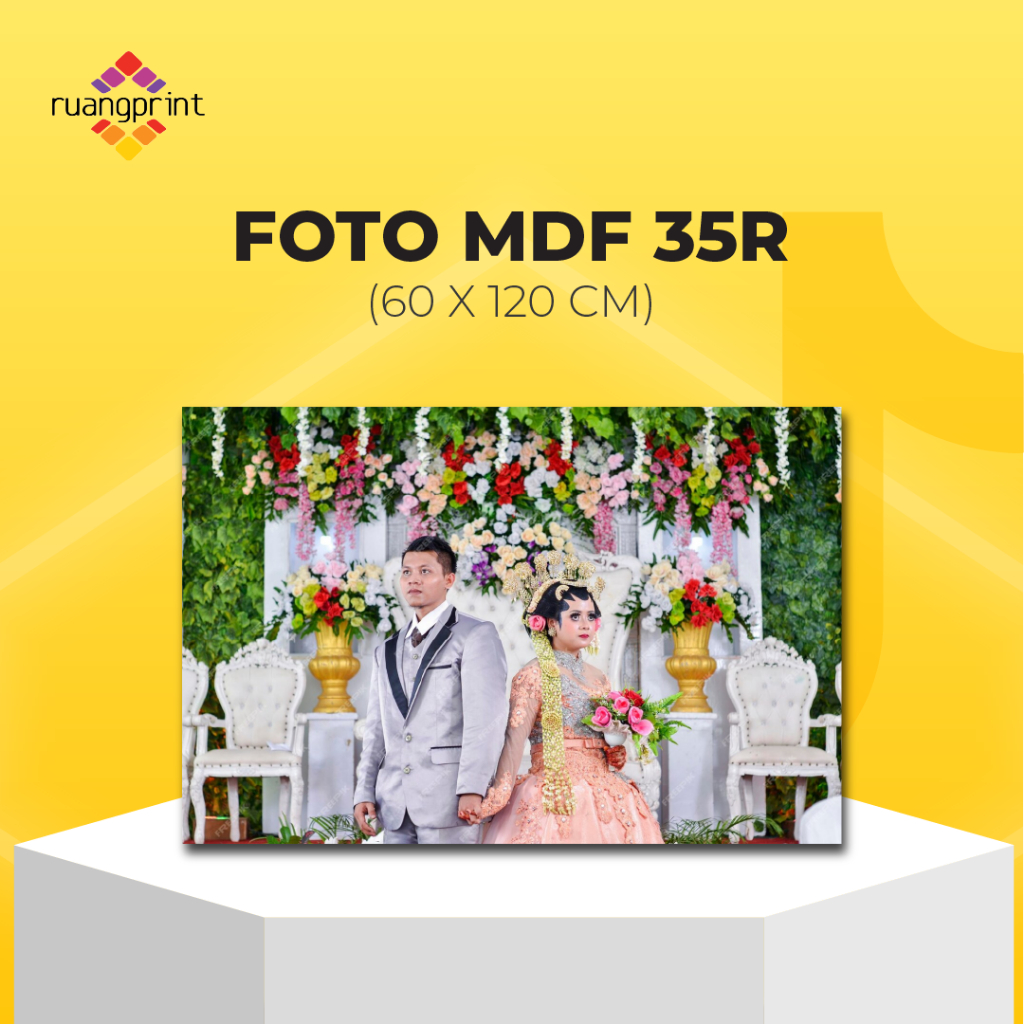 Jual Foto MDF 35R / Cetak Foto Nikah / Foto Keluarga Bingkai MDF ...