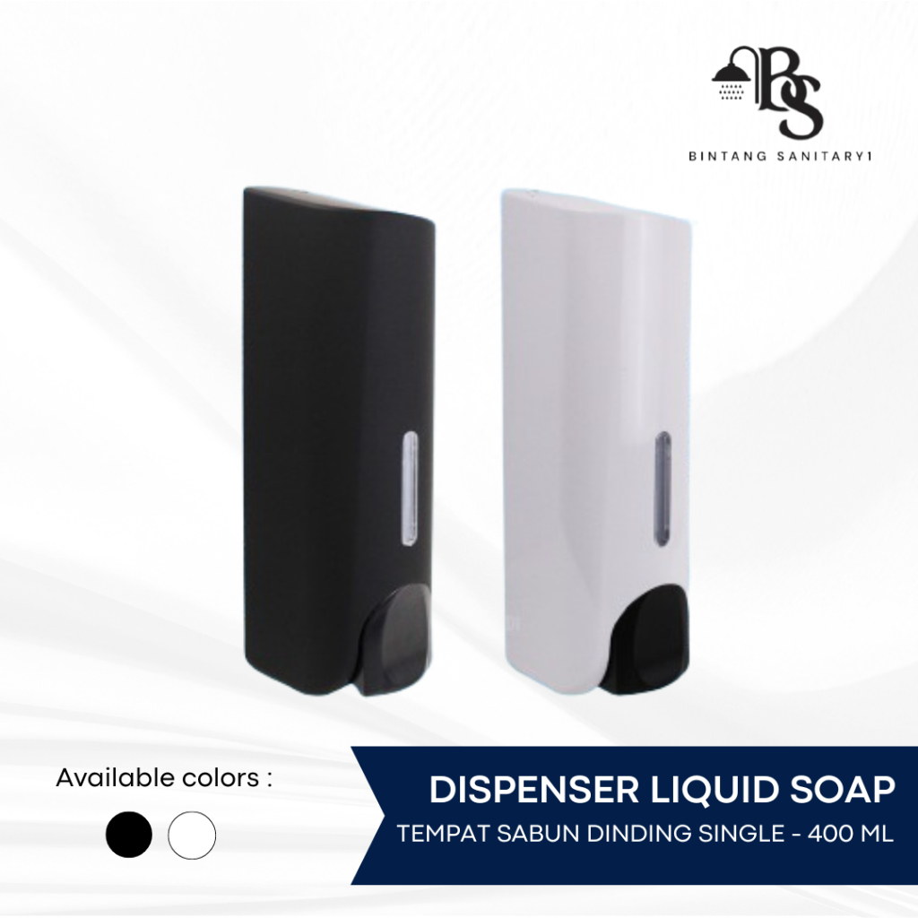 Jual DISPENSER LIQUID SOAP / TEMPAT SABUN CAIR DINDING SINGLE 350 ML ...
