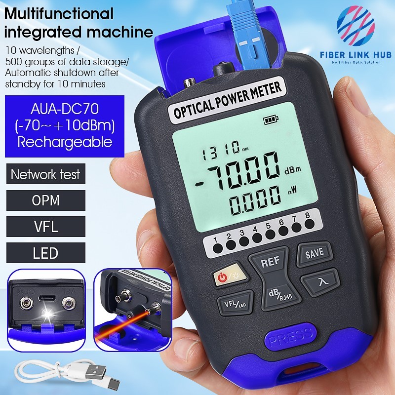 Jual OPM 3 in 1 OPM VFL Network Cable Test 3 in 1 Optical Power Meter ...