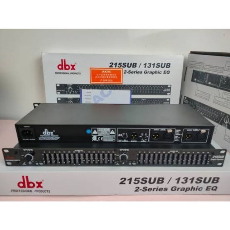 Jual Equalizer DBX 215 Grafik Dual Channel 15 Band | Shopee Indonesia