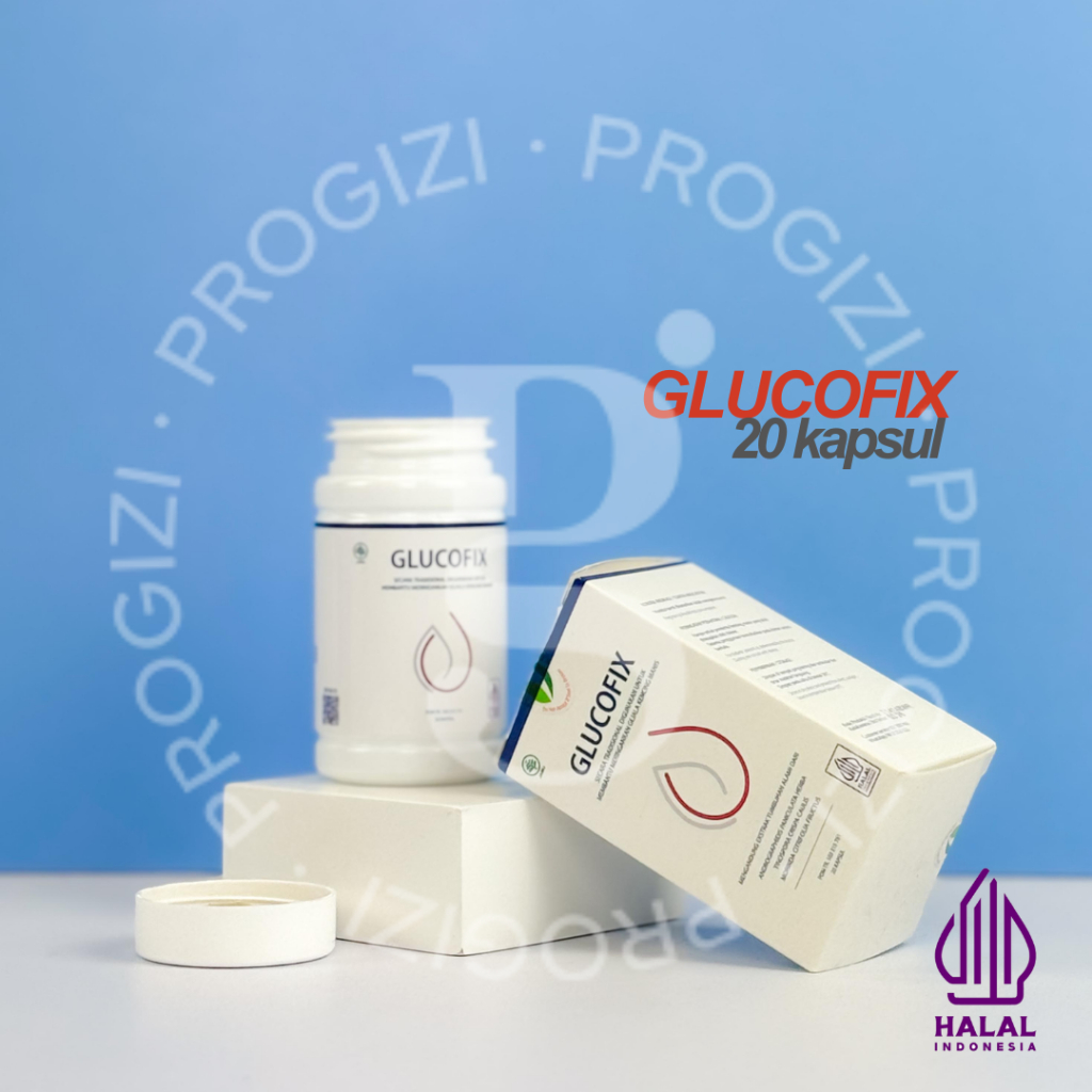 Jual PROGIZI Glucofix Herbal Diabetes Original 20 Kapsul | Shopee Indonesia