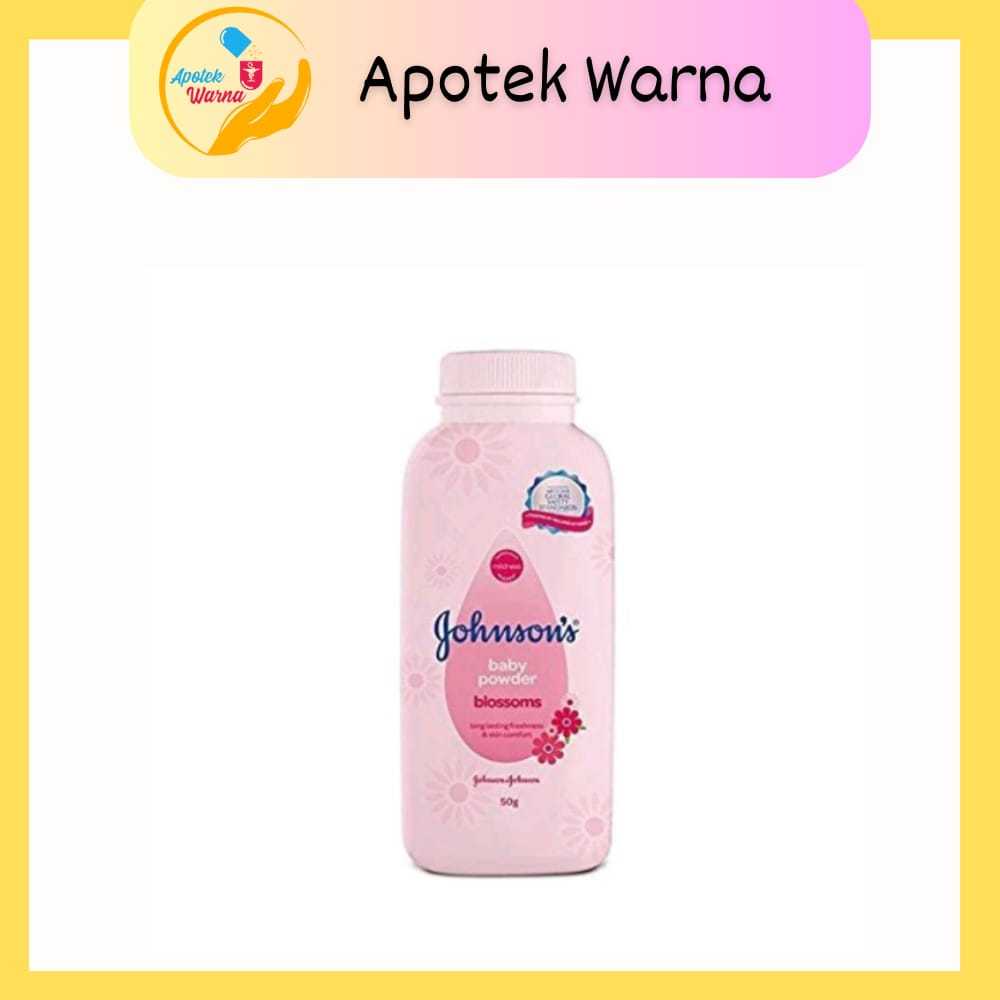 Jual JOHNSONS BLOSSOMS BABY POWDER 50g & 150g + 50g | Shopee Indonesia