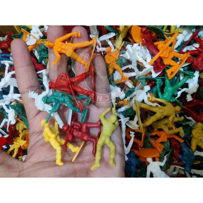 Jual (Paket 500 Gram) Mainan Anak Action Figure Plastik Tentara Patungan Plastik | Shopee Indonesia