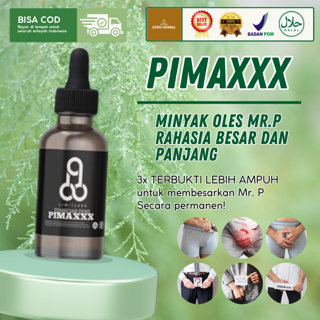Jual PIMAXXX - Multivitamin Suplemen Obat Pembesar dan Panjang Penis MR.P Ampuh Permanen BPOM ...