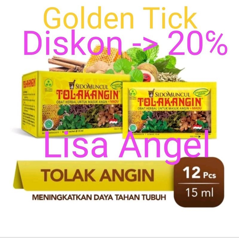 Jual Jamu Tolak Angin Plus Madu 1 box isi 12 Sachet | Shopee Indonesia