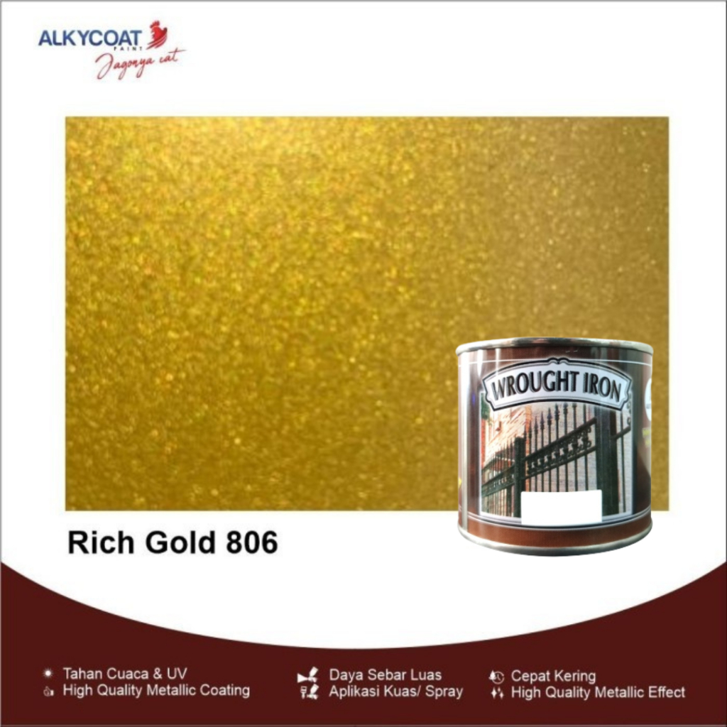 Jual ALKYCOAT CAT BESI TEMPA WROUGHT IRON / Cat Besi / Cat Pagar Besi ...