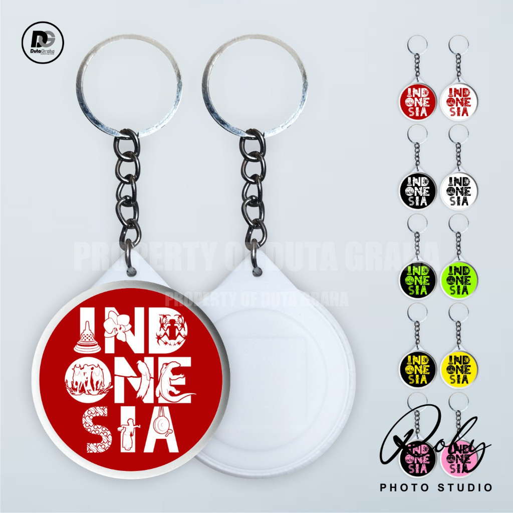 Jual [PIN KEYRING PRESS] INDONESIA CULTURE Gantungan Kunci Keychain ...
