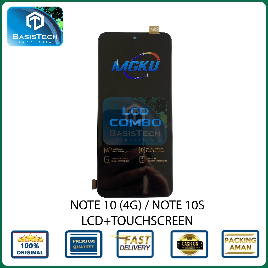 Jual LCD XIAOMI REDMI NOTE 10 4G - NOTE 10S +TOUCHSCREEN - MGKU ...