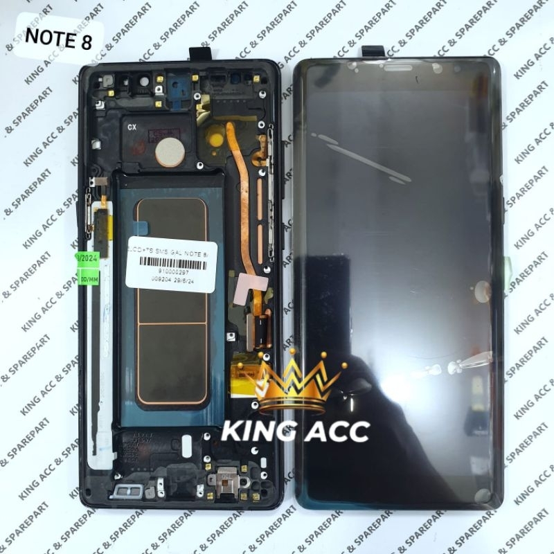 Jual LCD TOUCHSCREEN FRAME SAMSUNG GALAXY NOTE 8 / N950 OLED SMALL ...
