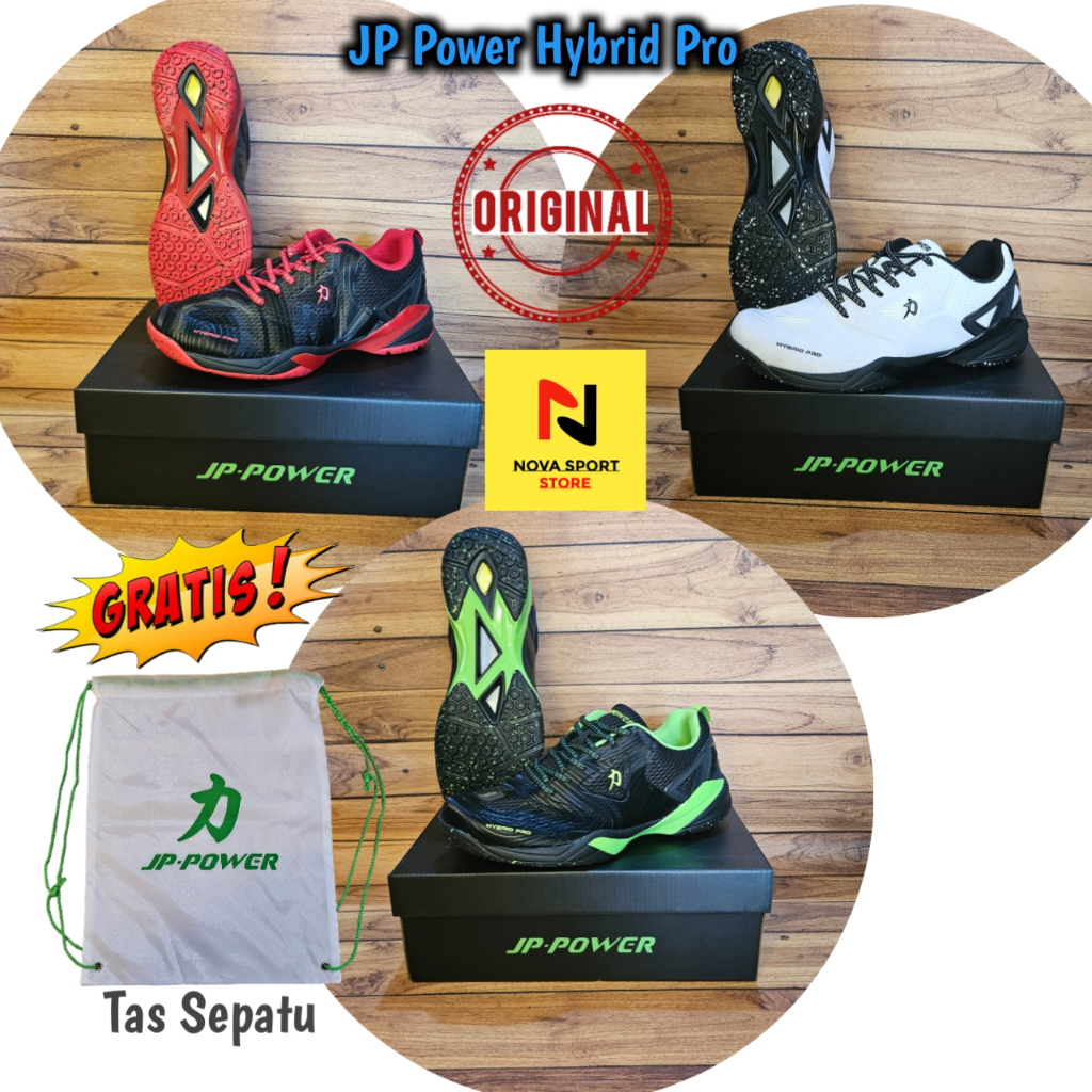 Jual Sepatu Badminton JP Power Hybrid Pro | Shopee Indonesia