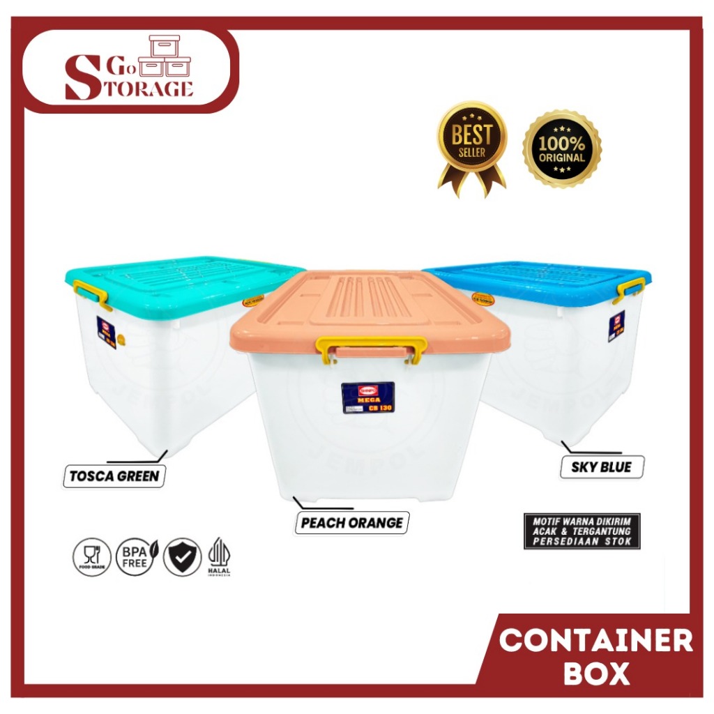 Jual GS - Container Box Plastik Kotak Penyimpanan Barang Serbaguna ...